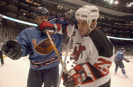 Atlanta Thrashers Wing Ronald Petrovicky L Editorial Stock Photo ...