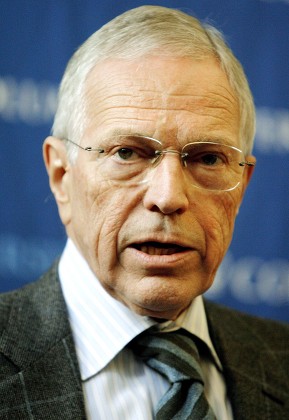 Edmund S Phelps Speaks During Press Editorial Stock Photo - Stock Image ...