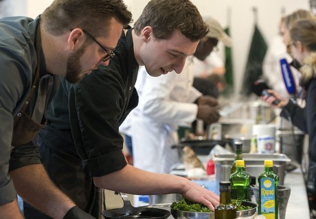 German Chef Christoph Steinhauser C Prepares Editorial Stock Photo ...
