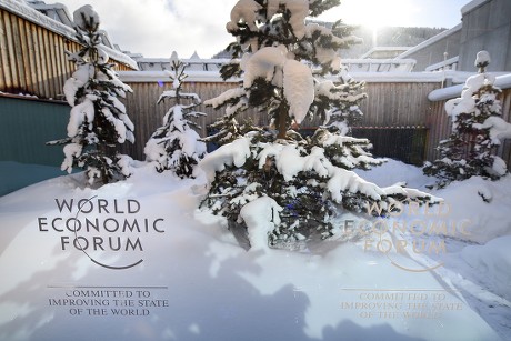 World Economic Forum Wef Logos Seen Editorial Stock Photo - Stock Image ...