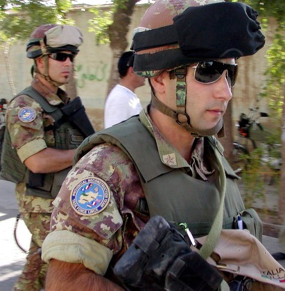 Italian Soldiers Natos International Security Assistance Editorial ...