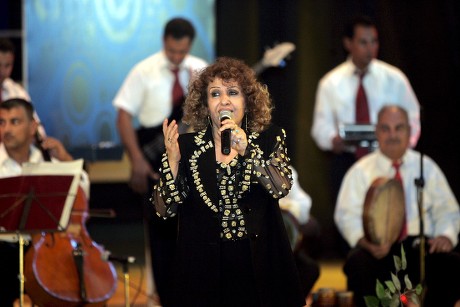 Iraqi Singer Amal Khodir Performs During Editorial Stock Photo - Stock ...