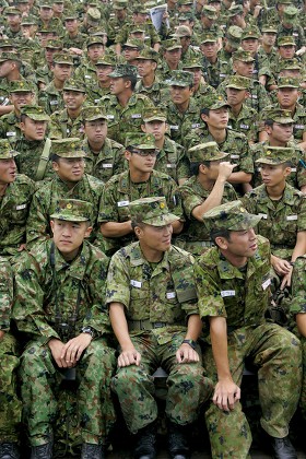 Members Japan Selfdefense Force Jsdf Take Editorial Stock Photo - Stock ...