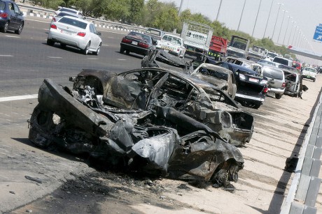 People Gathered Scene Massive Traffic Accident Editorial Stock Photo ...
