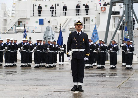 Tunisian Marines Stand Attention New Ships Editorial Stock Photo ...
