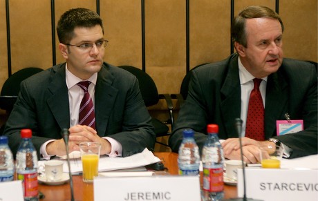 Serbian Foreign Minister Vuk Jeremic L Editorial Stock Photo - Stock ...
