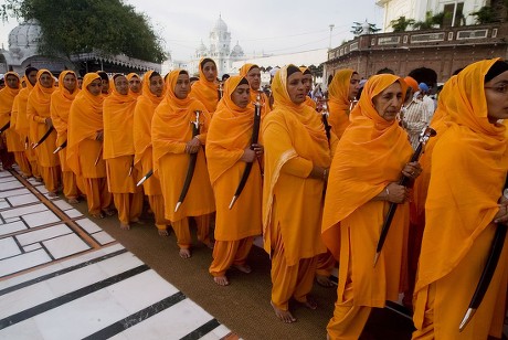 Women Devotees Belonging Religious Delegation City Editorial Stock ...