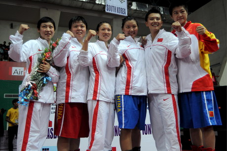 Gold Medal Winners Chinese Women Boxing Editorial Stock Photo - Stock ...