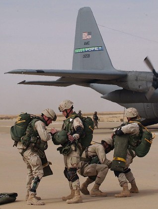 Soldiers 82nd Airborne Division Prepare Jump Editorial Stock Photo ...