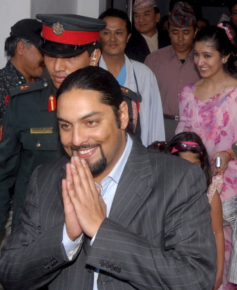 Nepals Crown Prince Paras L Greetsthe Editorial Stock Photo - Stock ...