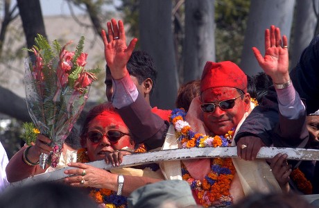 Newly Elected Mayor Kathmandu Municipality Rajaram Editorial Stock ...