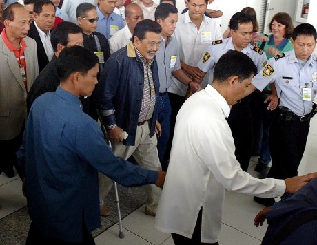 Former Philippine President Joseph Ejercito Estrada Editorial Stock ...