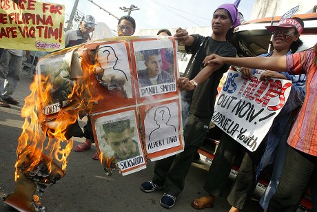Filipino Militant Group Burn Pictures Six Editorial Stock Photo - Stock ...