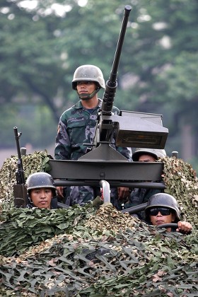 Filipino Policeman Who Completed Commando Course Editorial Stock Photo ...