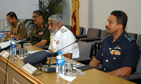 Sri Lankas Police Inspector General Chandra Editorial Stock Photo ...