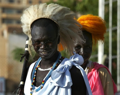 Young Men Shilluk Tribe South Sudan Editorial Stock Photo - Stock Image ...