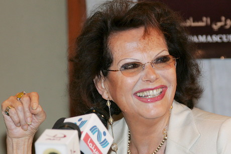 Italian Actress Claudia Cardinale Reacts Press Editorial Stock Photo ...