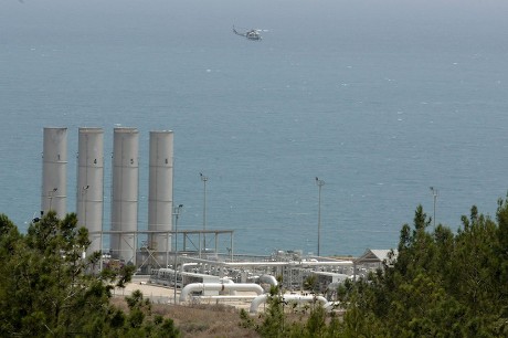 Helicopter Flies Over Ceyhan Oil Terminal Editorial Stock Photo - Stock ...
