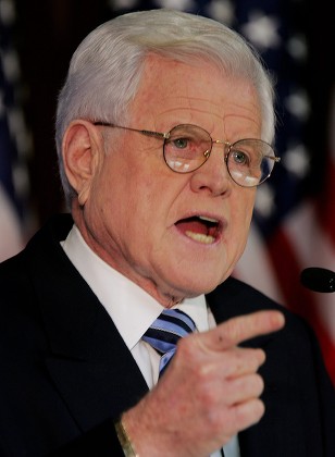 Us Senator Edward Kennedy Dma Delivers Editorial Stock Photo - Stock ...