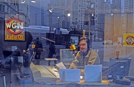 Announcer Sits Studio Tribune Owned Wgn Editorial Stock Photo - Stock ...