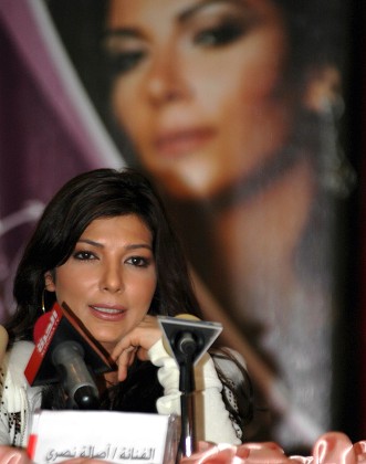 Syrian Diva Asala Nasri Preparing Hold Editorial Stock Photo - Stock ...