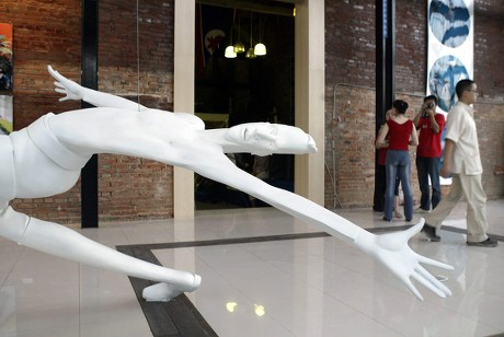 Violence Sculpture Depicting Twisted Figure By Editorial Stock Photo ...