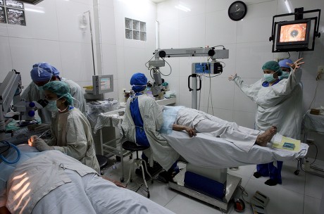 Indonesian Patients Get Their Eyes Operated Editorial Stock Photo ...