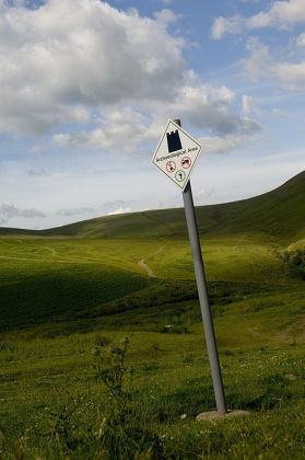 Sign Marking Area Special Archaeological Significance Editorial Stock ...