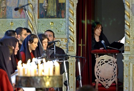 Lebanese Singer Fayrouz L Chants During Editorial Stock Photo - Stock ...