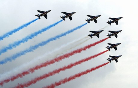 French Air Force Aerobatic Team Patrouille Editorial Stock Photo ...