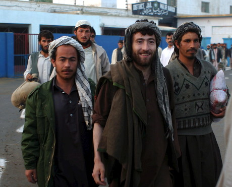 Afghan Prisoners Smile They Leave District Editorial Stock Photo ...