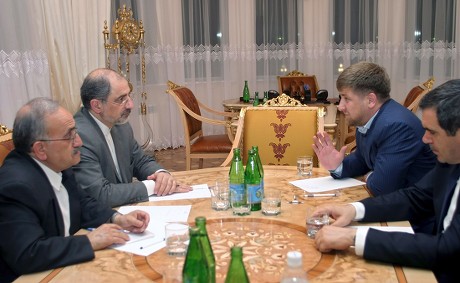 Chechen President Ramzan Kadyrov Background R Editorial Stock Photo ...