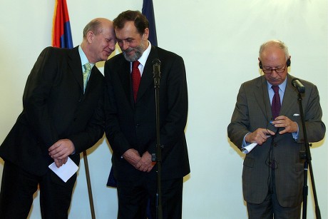 Serbian Defence Minister Serbian Foreign Minister Editorial Stock Photo ...