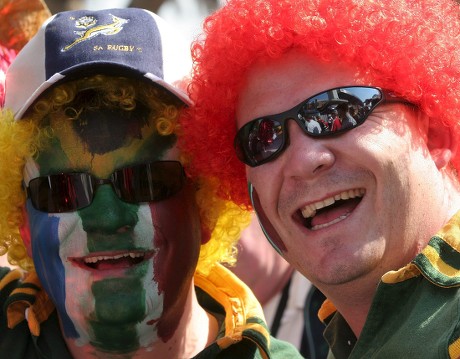 South African Supporters Celebrate Springbok Victory Editorial Stock ...