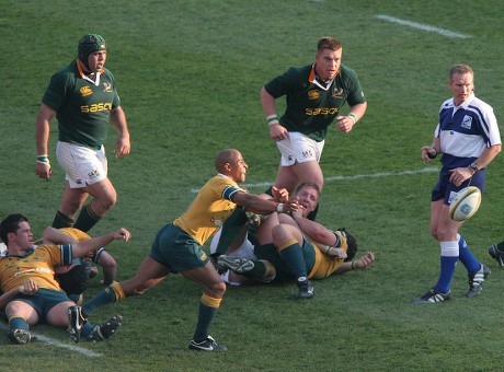 Australian Captain George Gregan Passes Ball Editorial Stock Photo ...