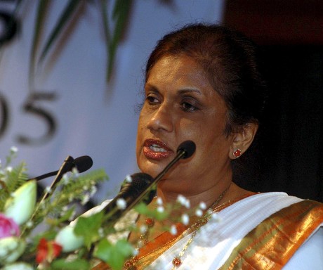 Sri Lankan President Chandrika Bandaranayake Kumaratunga Editorial ...