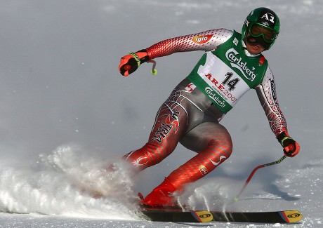 Fritz Strobl Austria Arrives Finish Area Editorial Stock Photo - Stock ...