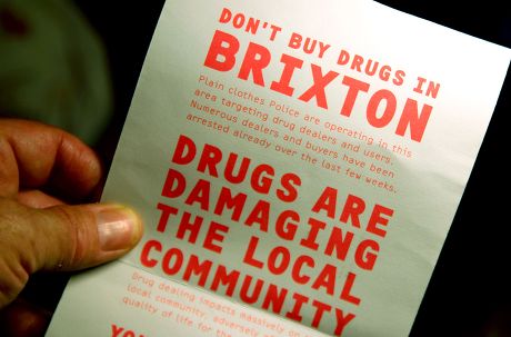 Antidrug Dealing Leaflet Handed Out By Editorial Stock Photo - Stock ...