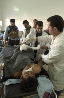 Wounded Police Officer Gets Treatment Hosptial Editorial Stock Photo ...