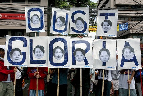 Filipino Protesters Hold Protest Placards Text Editorial Stock Photo ...