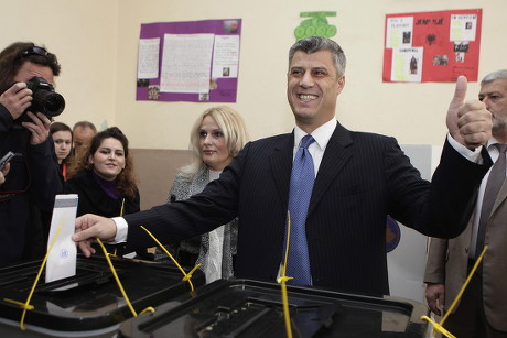 Supporter Democratic Party Kosova Pdk Attends Editorial Stock Photo ...