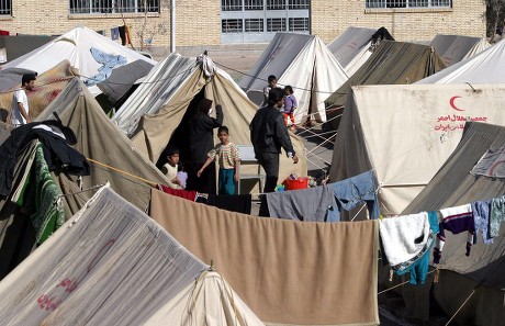 Homeless Iranians Settle Down Daily Life Editorial Stock Photo - Stock ...