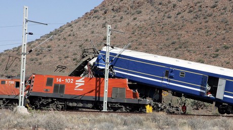 Train Collision Scene Deelfontein Station Between Editorial Stock Photo ...