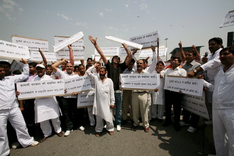 Members Gujjar Community Shout Anti Government Editorial Stock Photo ...