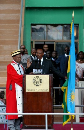 Raising His Right Hand Touching Rwandas Editorial Stock Photo - Stock ...