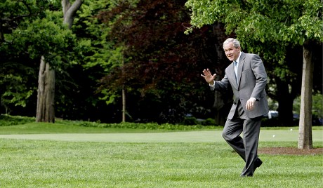 Us President George W Bush Departs Editorial Stock Photo - Stock Image ...