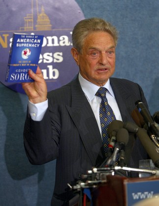 Hungarianborn Billionaire Philanthropist George Soros Speaks Editorial ...