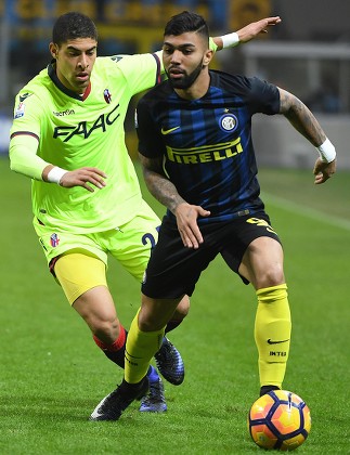 Inters Gabriel Barbosa Gabigol R Bolognas Editorial Stock Photo - Stock ...