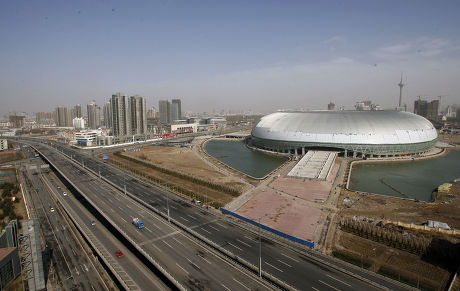 Tianjin Olympic Sports Center Stadium Beijing Editorial Stock Photo ...