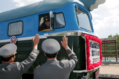 North Korean Train Conductor Top South Editorial Stock Photo - Stock ...